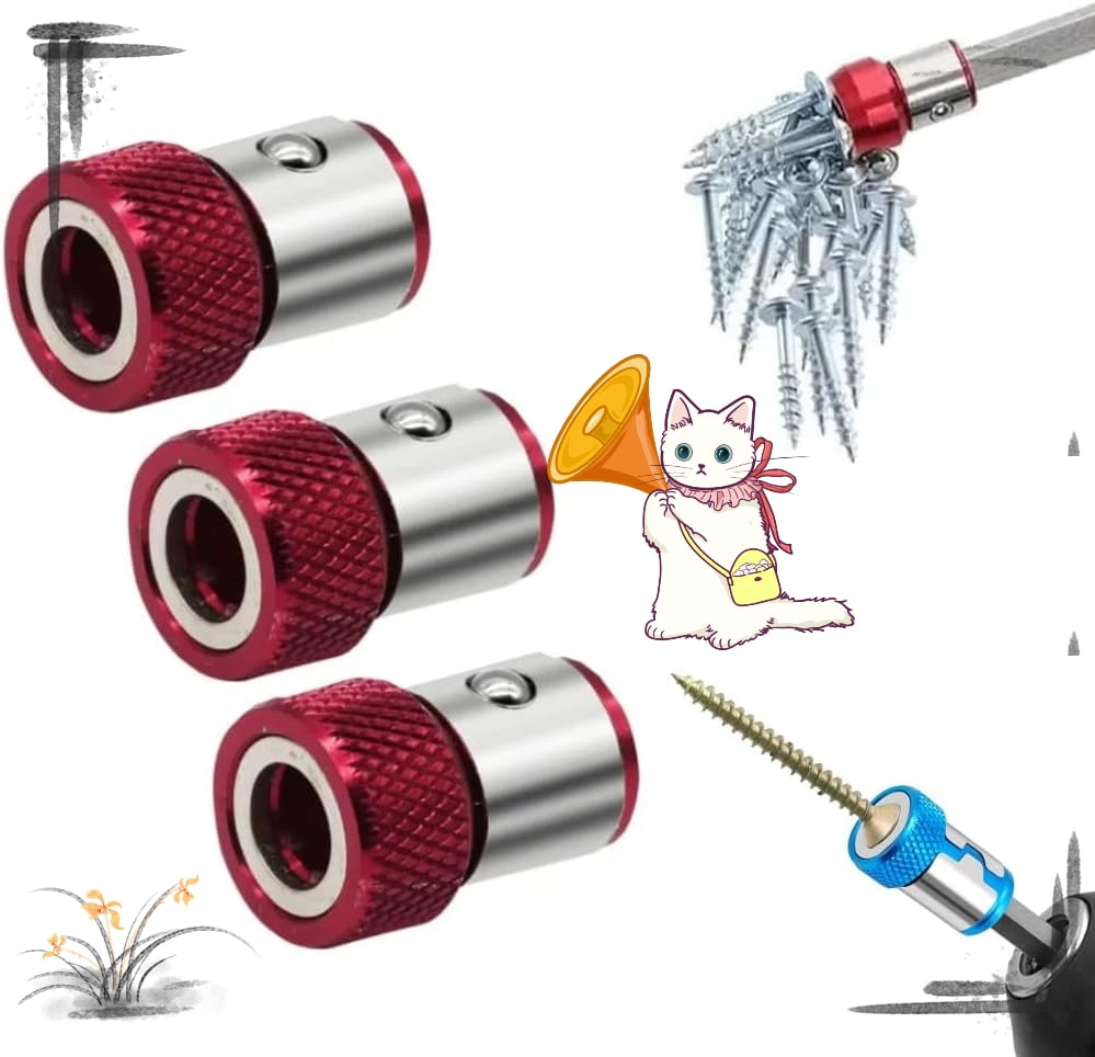Upgrade Screwdriver Head Magnetic Ring, Universal Magnetizer Screw ...