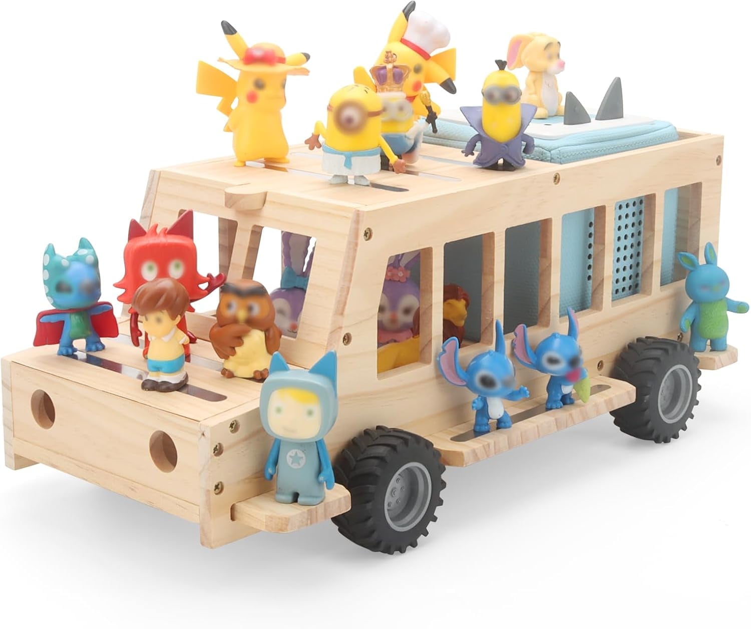 RZYLKA Wooden Magnetic Shelf for Toniebox, Holds 40 Tonies - Walmart.com