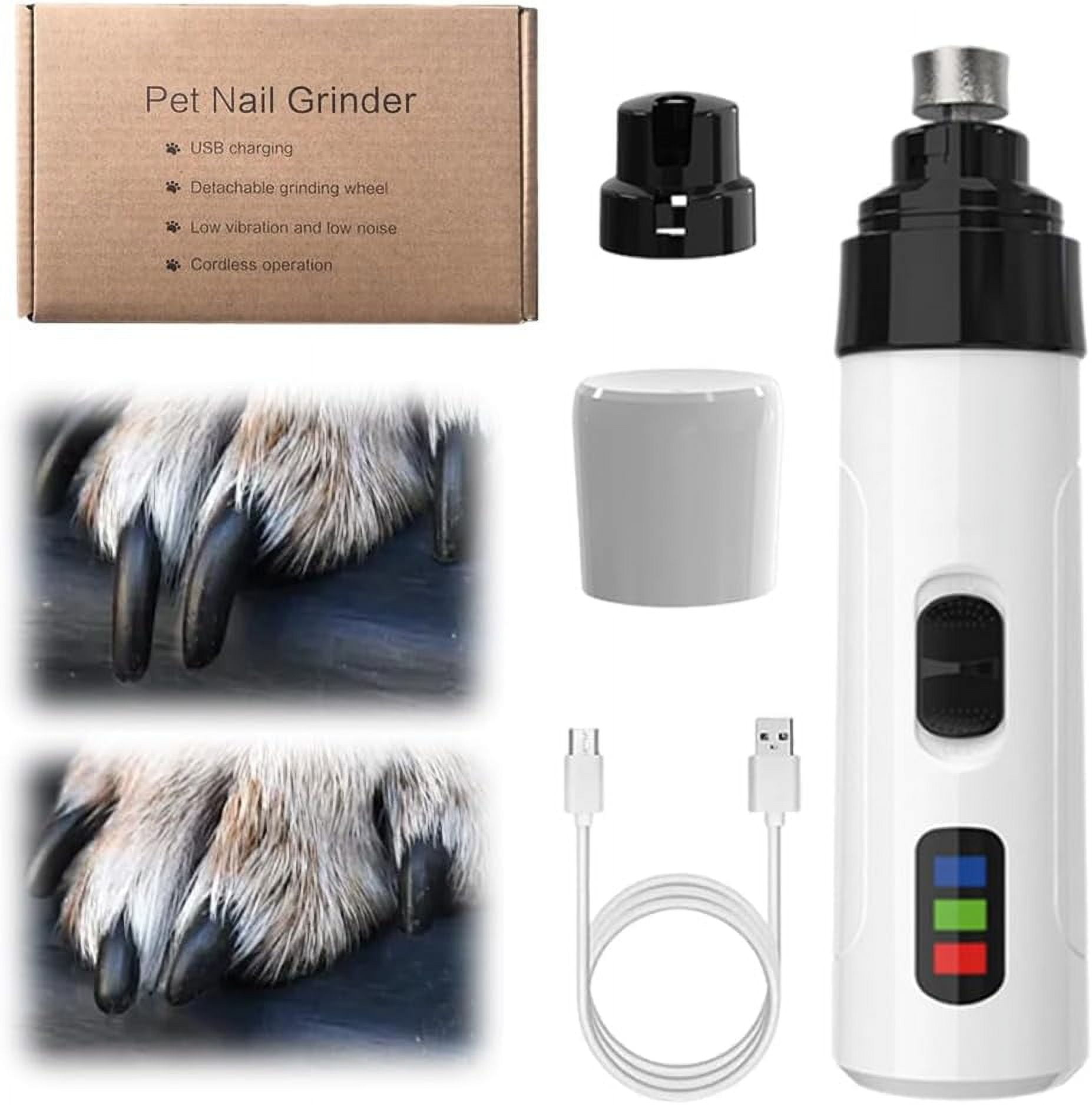 Upgrade Silent Groom Pro Nail Grinder, 2025 New Silent Pet Nail Grinder ...