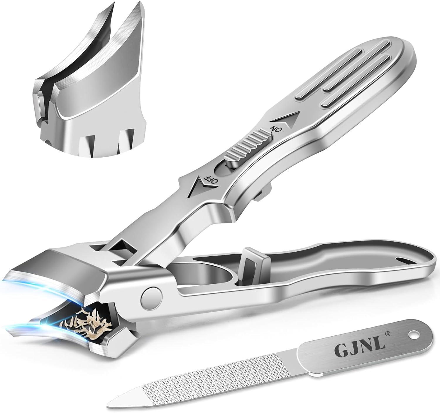 Upgrade Slanted Curved No Splash Nail Clippers - 45 Degrees Ingrown ...
