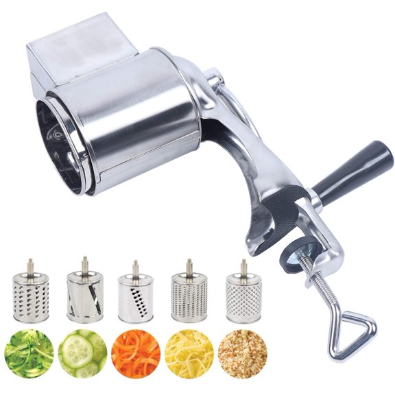 Stainless Steel Rotary Cheese Grater/Vegetable Chopper Food Mills ...