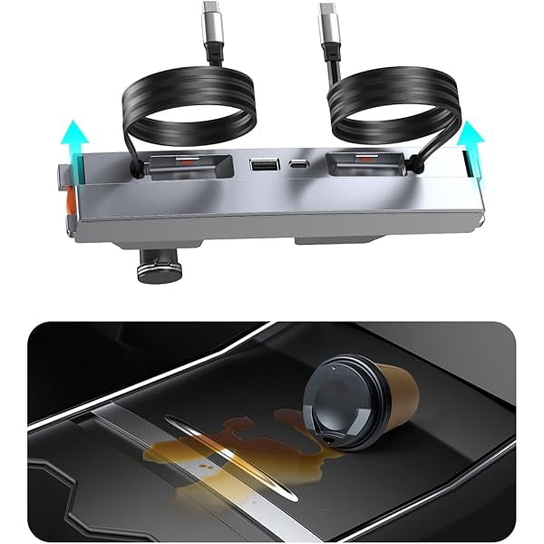 Upgrade Tesla USB Hub for Tesla Model 3 2024 2025 /Model Y Juniper ...