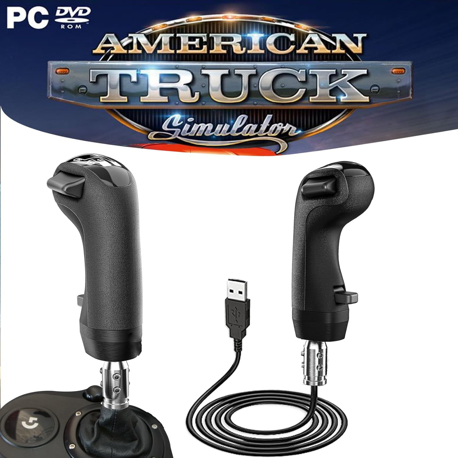 Upgrade USB Gearshift Knob Modification Steering Wheels Accessories ...