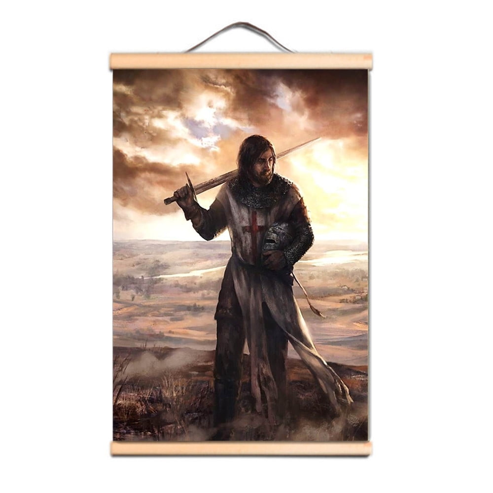 Upgrade Your Wall Decor with Armor Warrior Artwork - Templar Knight ...