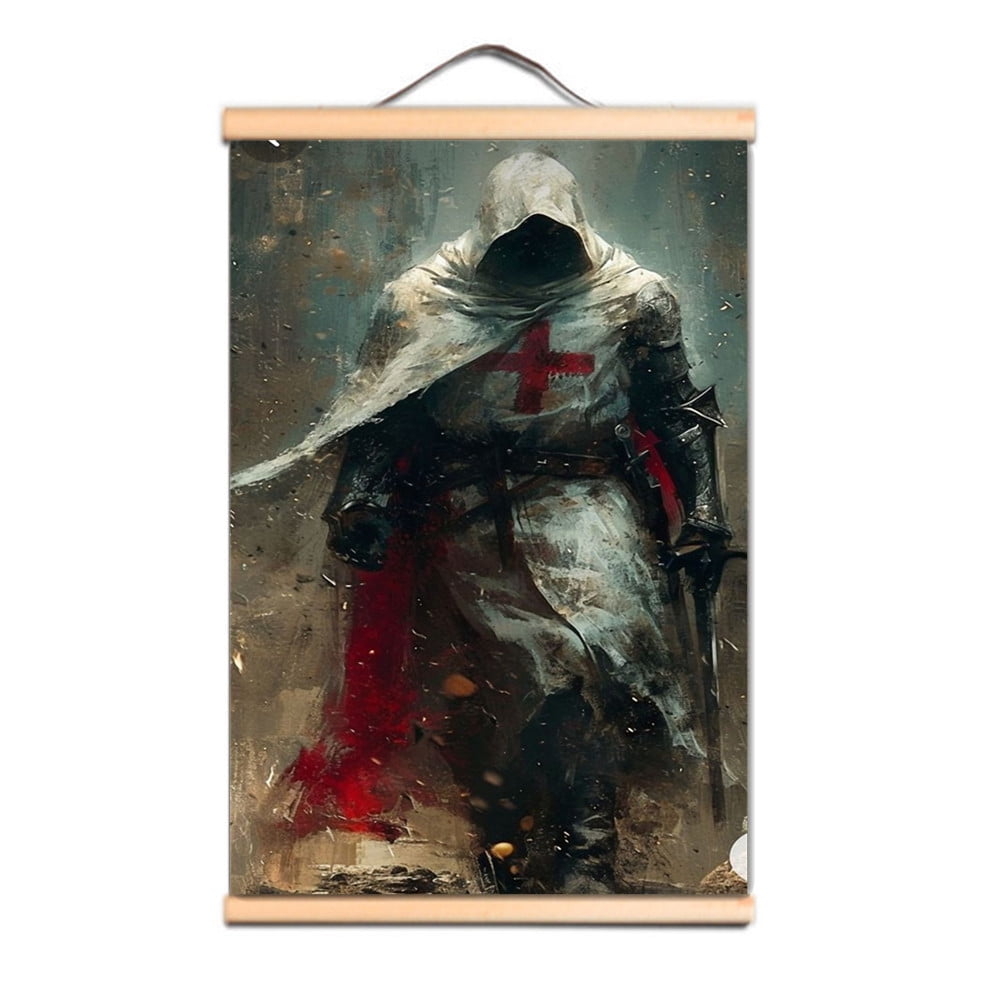 Upgrade Your Wall Decor with Vintage Armor Warrior Artwork - Templar ...