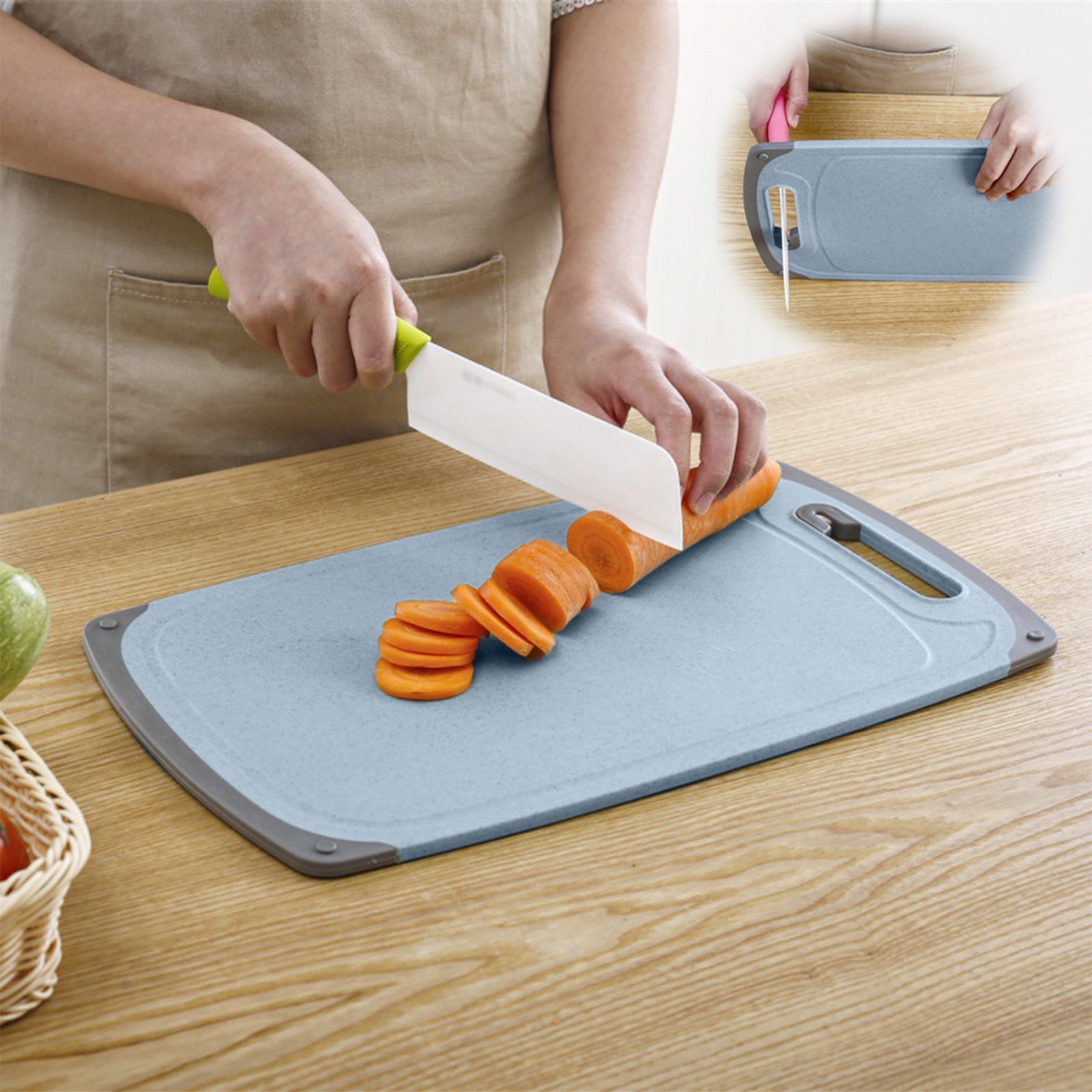 Upgrade Whetstones Buckwheat Cutting Boards For Kitchen Dishwasher Safe ...