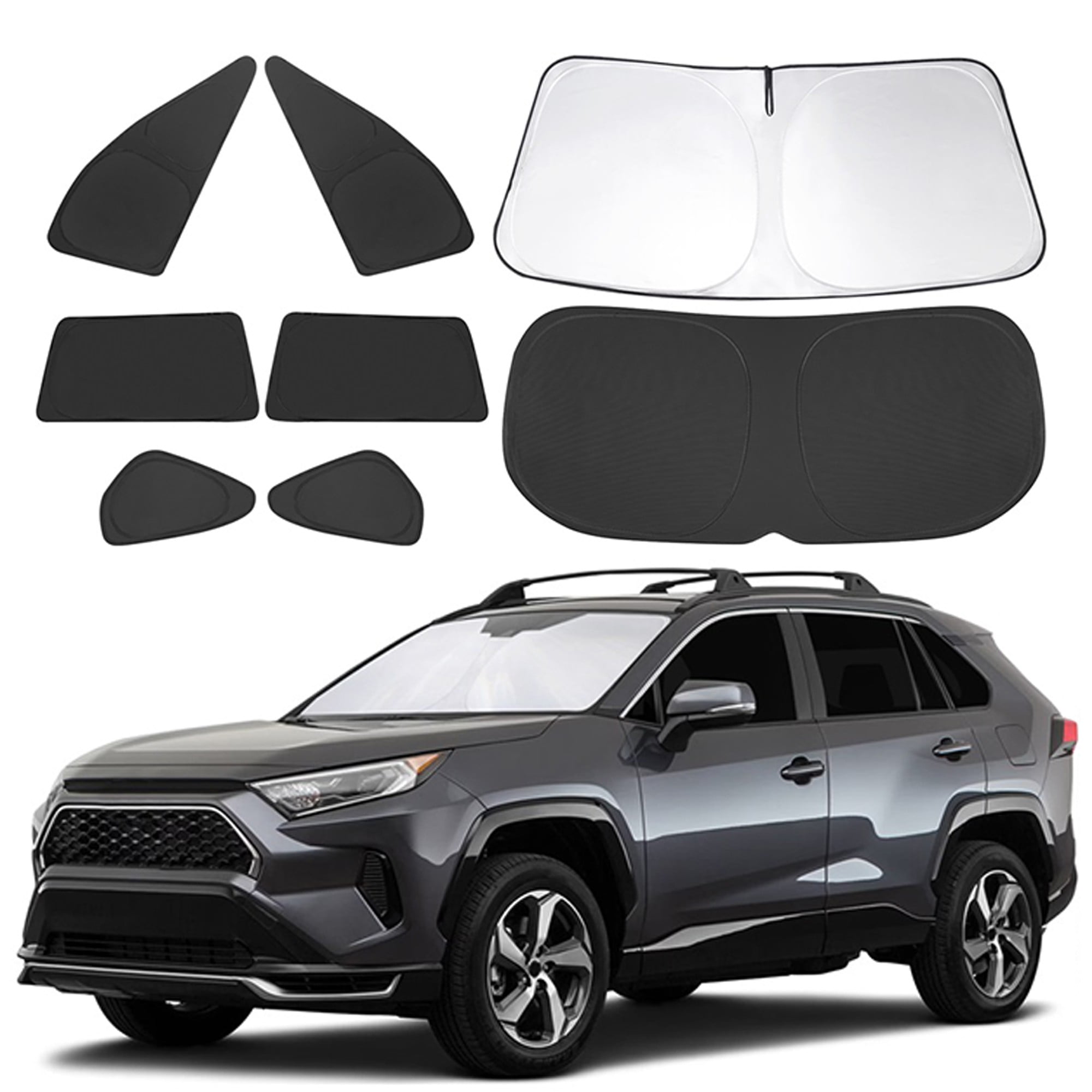 Upgrade Window Sun Shade For Toyota RAV4 2019-2024 Side Rear Window ...