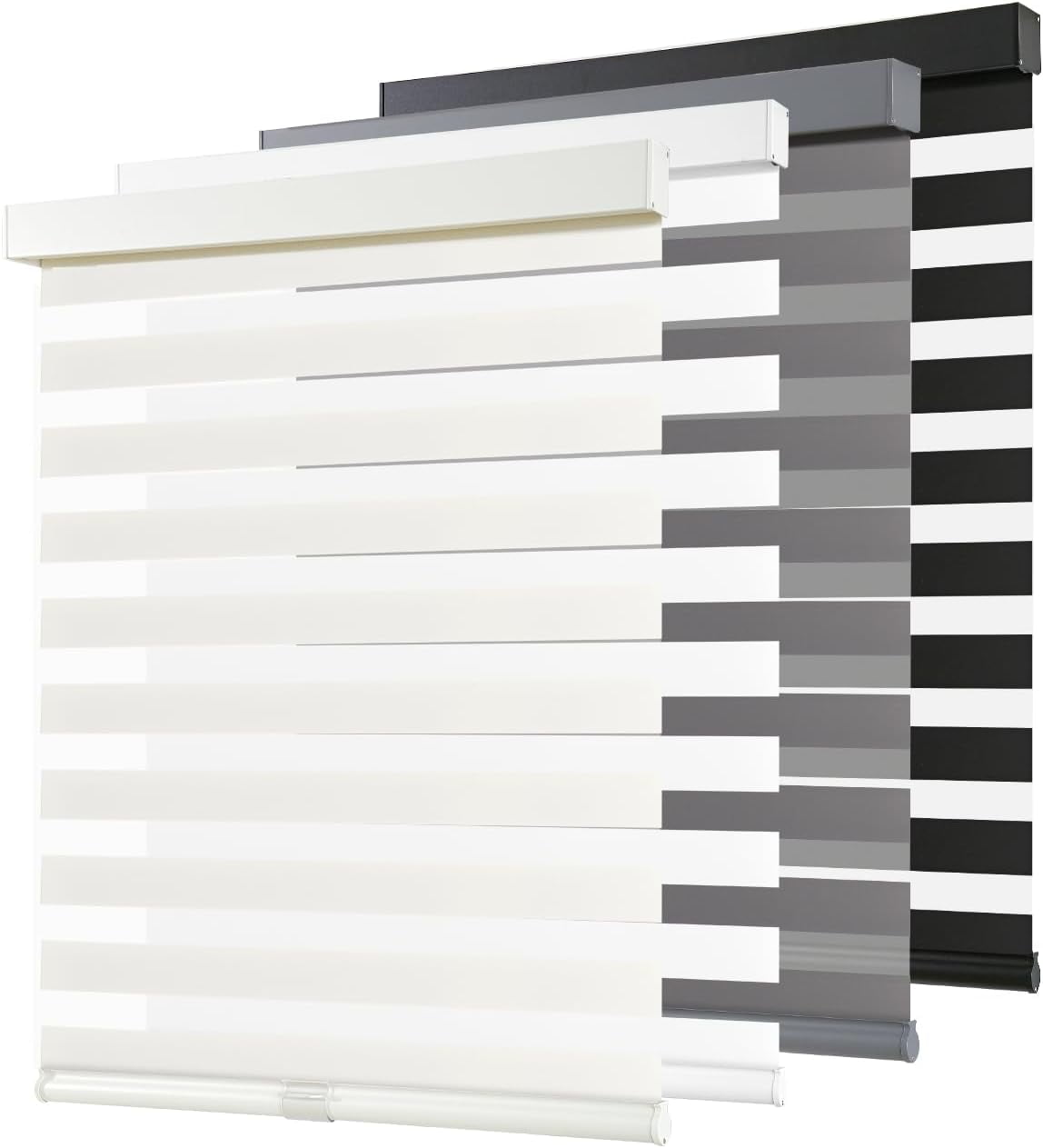 Upgrade Your Windows with AOSKY Zebra Blinds–Cordless,Dual-Layer,Custom ...