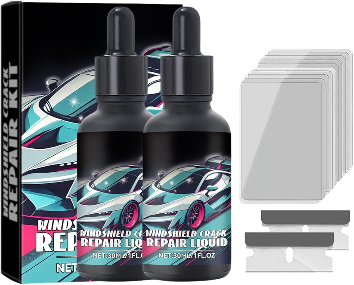 Upgrade Windshield Crack Repair Kit, 2025 New Cracks Gone Glass Repair ...