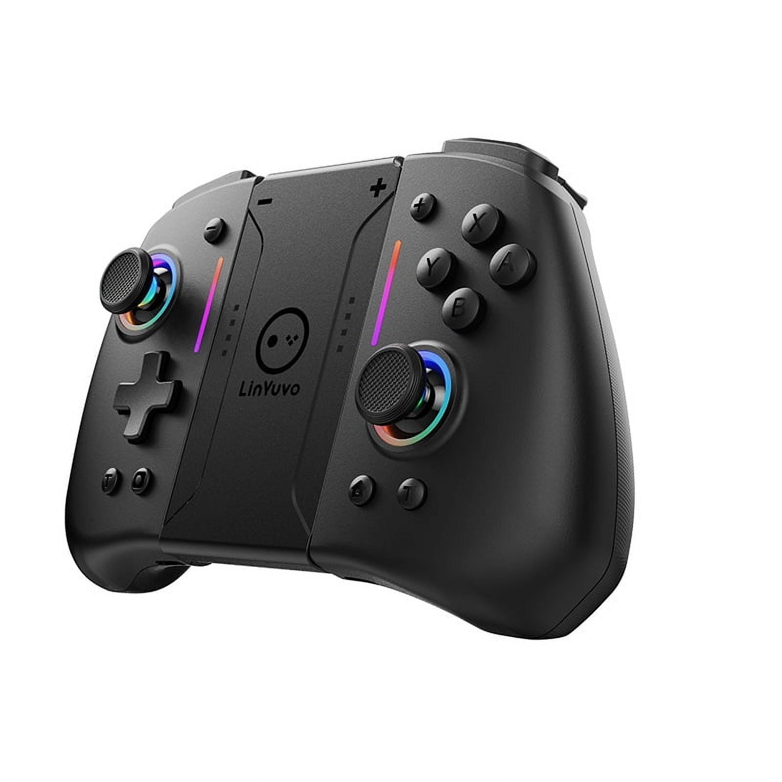 Upgrade Wireless Controller for Switch/OLED Console RGB Light Vibration ...