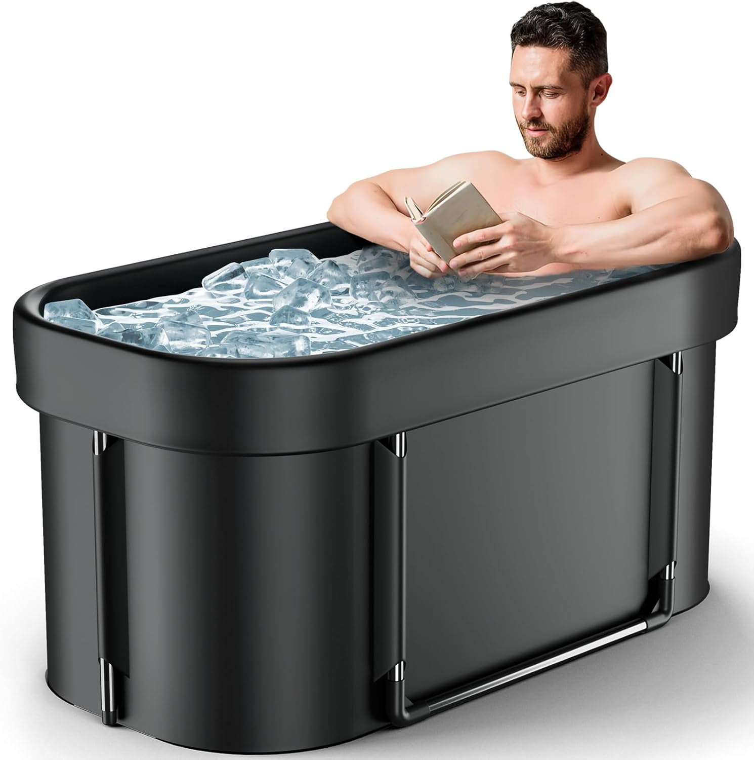 Upgrade XL 116 Gal Portable Ice Bath Tub for Athletes, Cold Plunge Tub ...