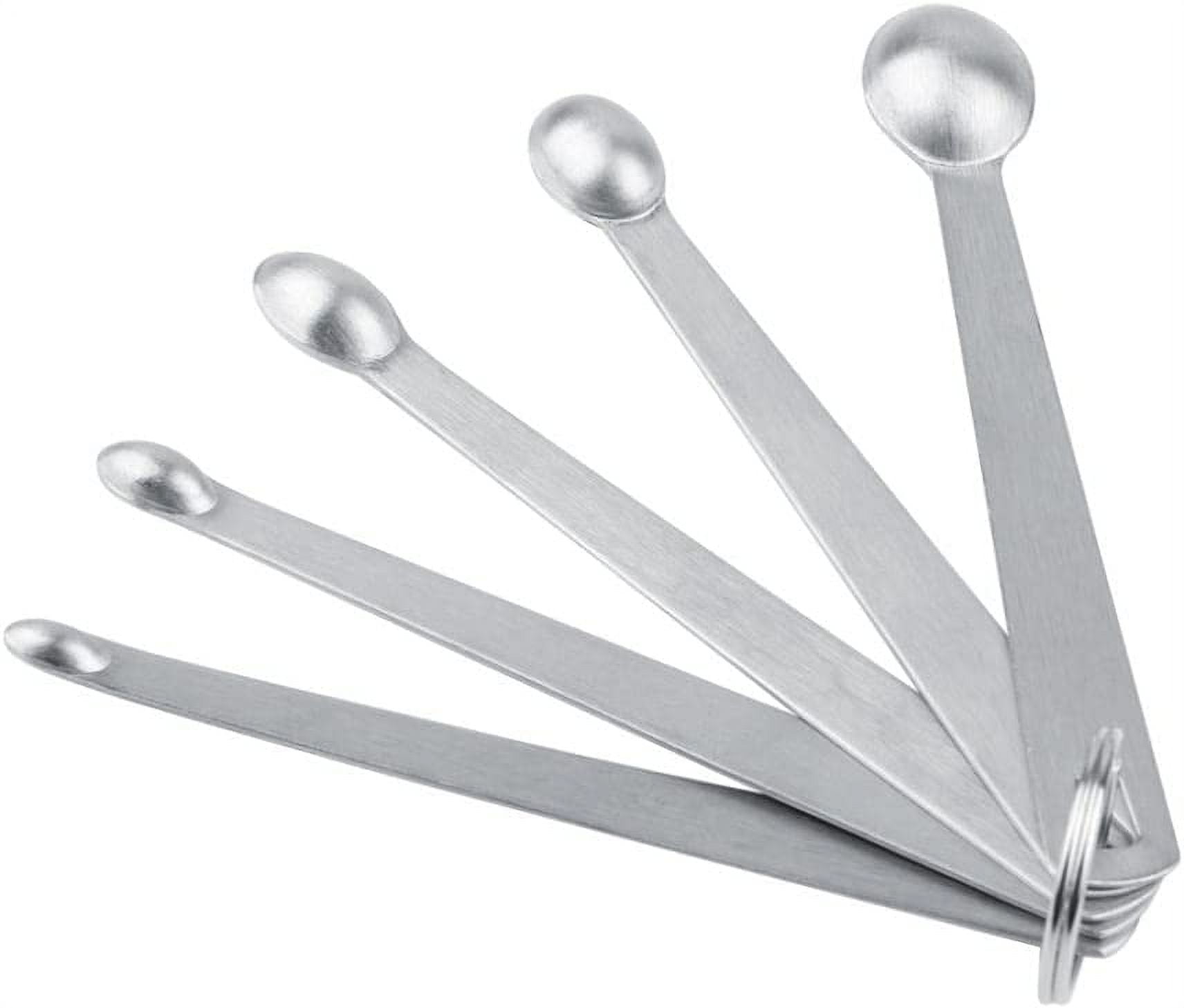 Upgrade Your Baking with 5Pcs Measuring Spoons Stainless Steel Cups Set ...