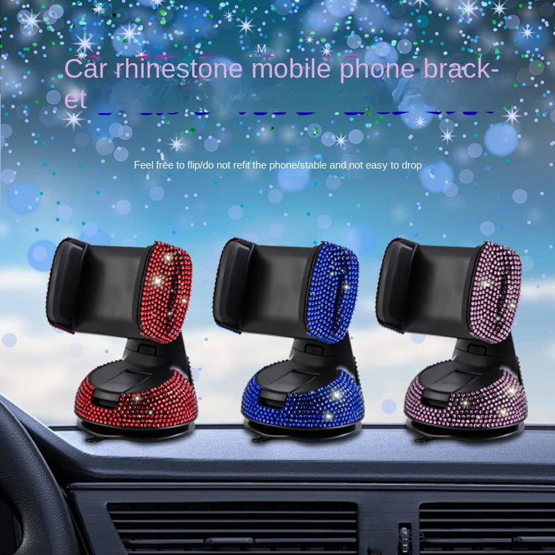 Upgrade Your Car with a Stylish Bling Rhinestone Phone Holder - 360 ...