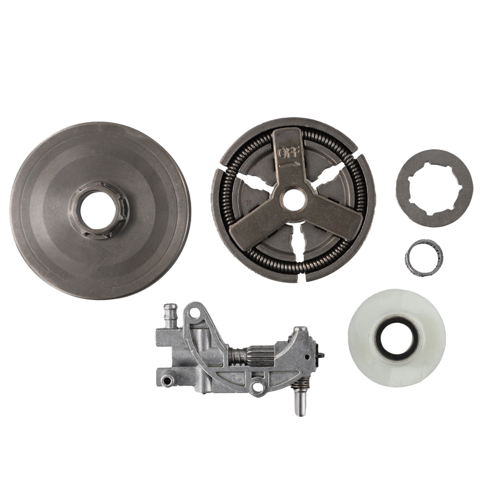 Upgrade Your Chainsaw with Complete and Clutch Sprocket Rim Oil Pump Drum Worm Gear Bearing Kit ...
