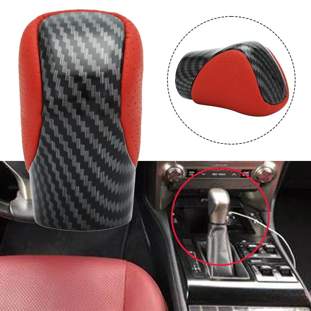 Upgrade Your Driving Experience with Red Carbon Gear Style Shift Knob ...