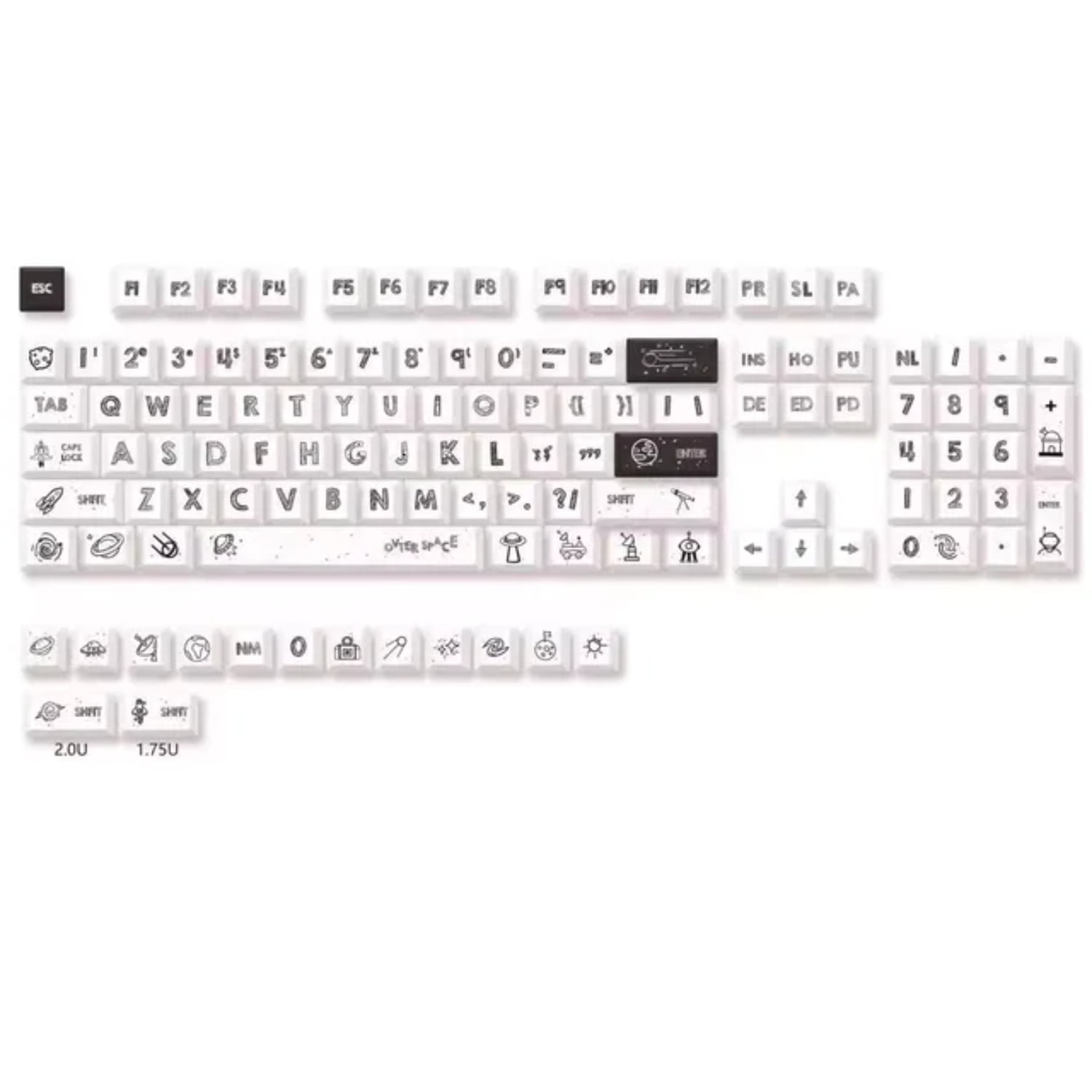 Upgrade Your Mechanical Keyboard with Exquisite Space-Themed Astronaut ...