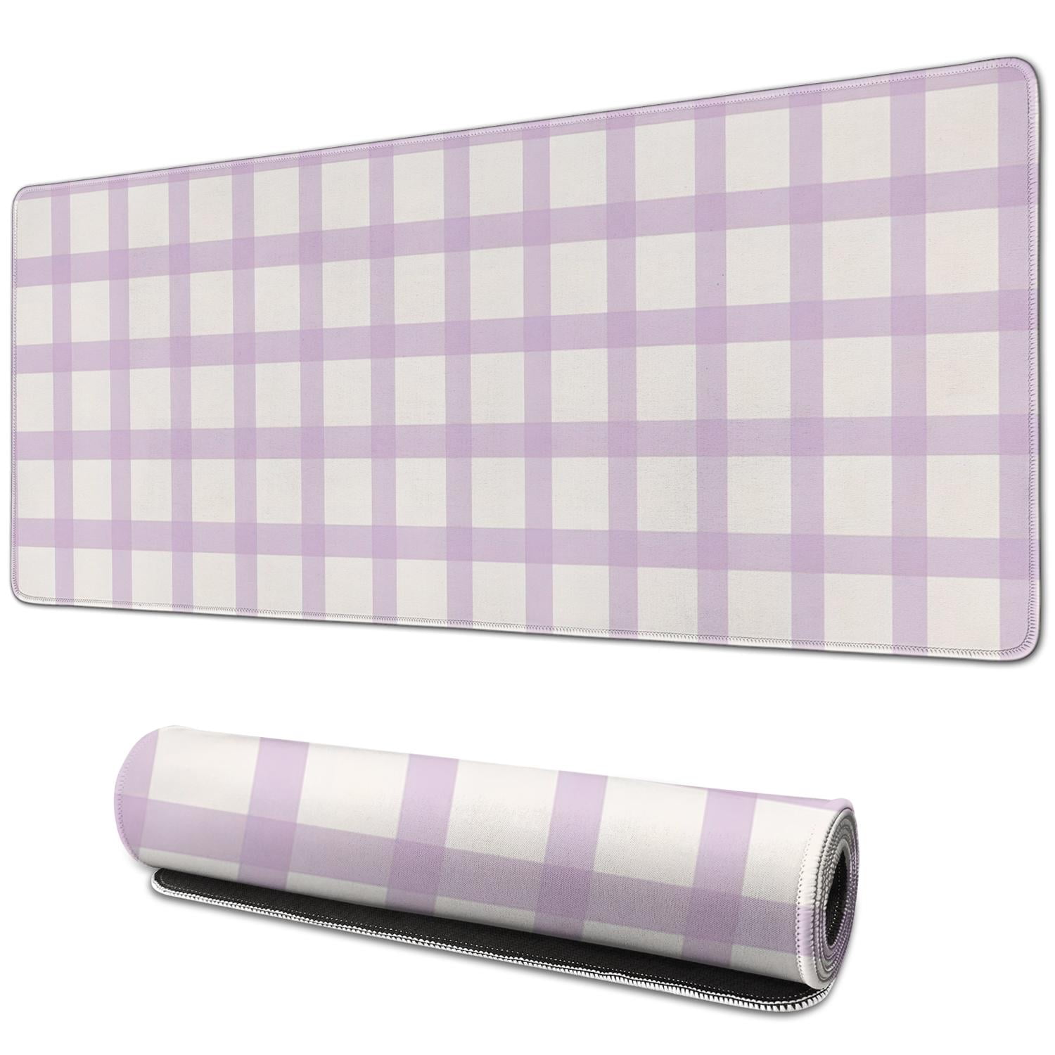 Upgrade Your Office Setup with Our Aesthetic Pastel Checkered Desk Mat ...