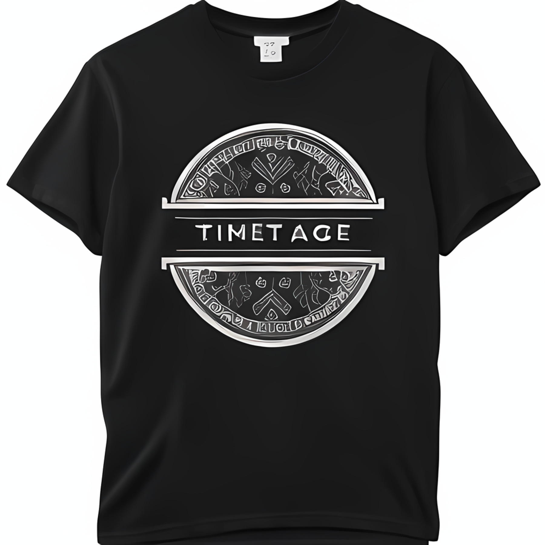 Upgrade Your Style With Timeless Elegance Multiplied Time Age Black T