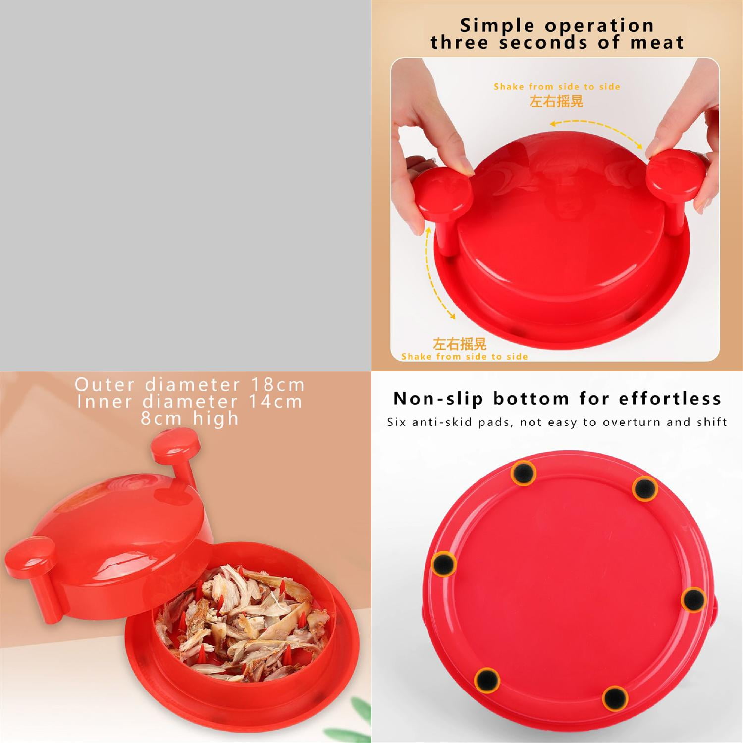 Upgrade your kitchen with this efficient superior claws meat shredder ...