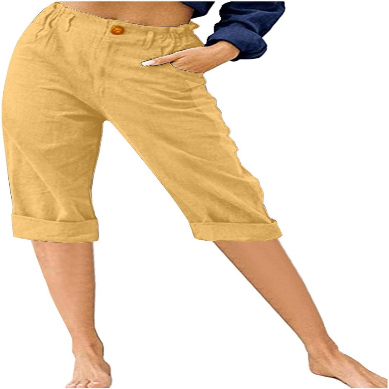 Upgrade your style effortlessly with these chic versatile capri pants ...