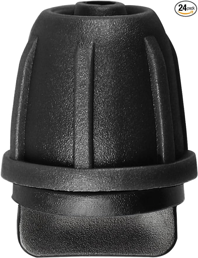 Upgraded 1/4" Drip Irrigation End Plug Fittings：24 Pieces Leak Free ...