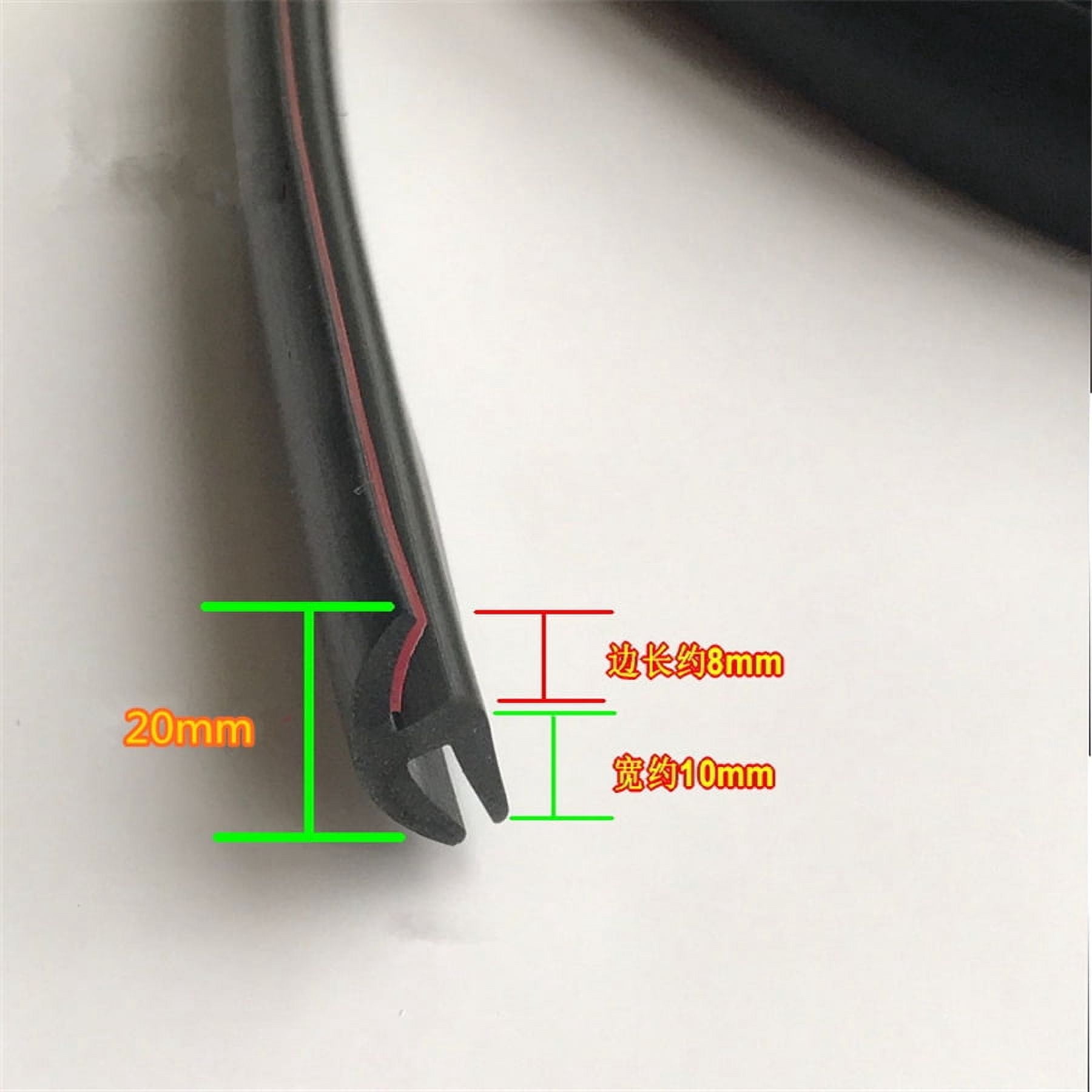 Upgraded 1.8M Rubber Sealed Strips Trim For Car Front Windshield ...