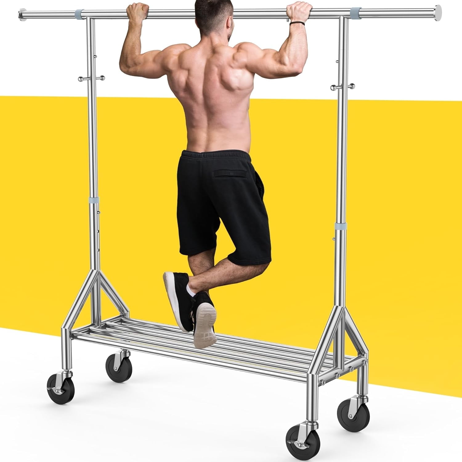 Upgraded 100% Stainless Steel Clothing Rack Load 760LBS, Heavy Duty ...