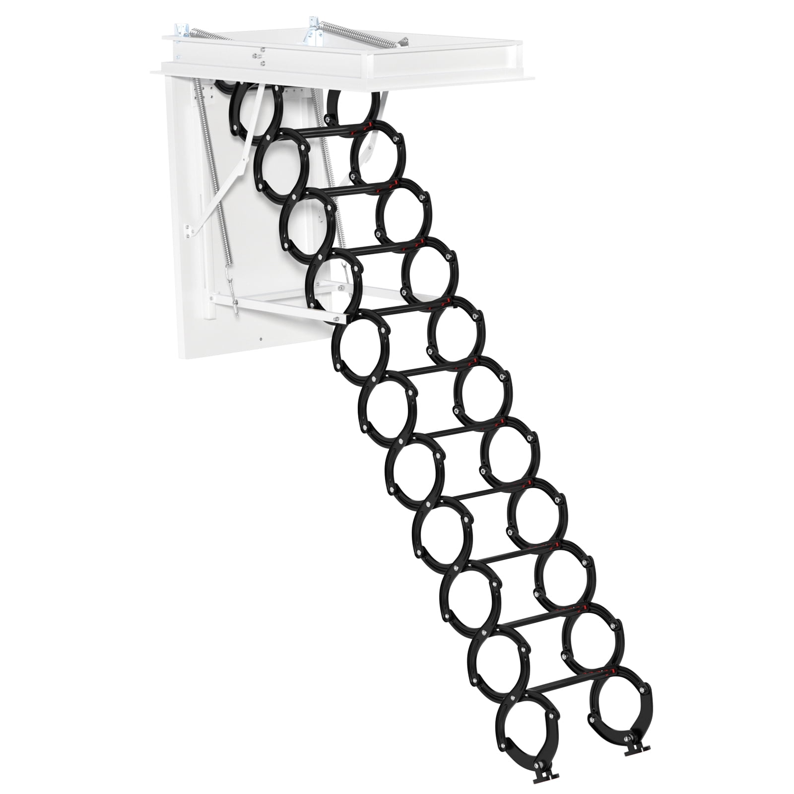 Upgraded 11 Steps 3m Loft Wall Folding Pulldown Attic Ceiling Ladder 39 ...