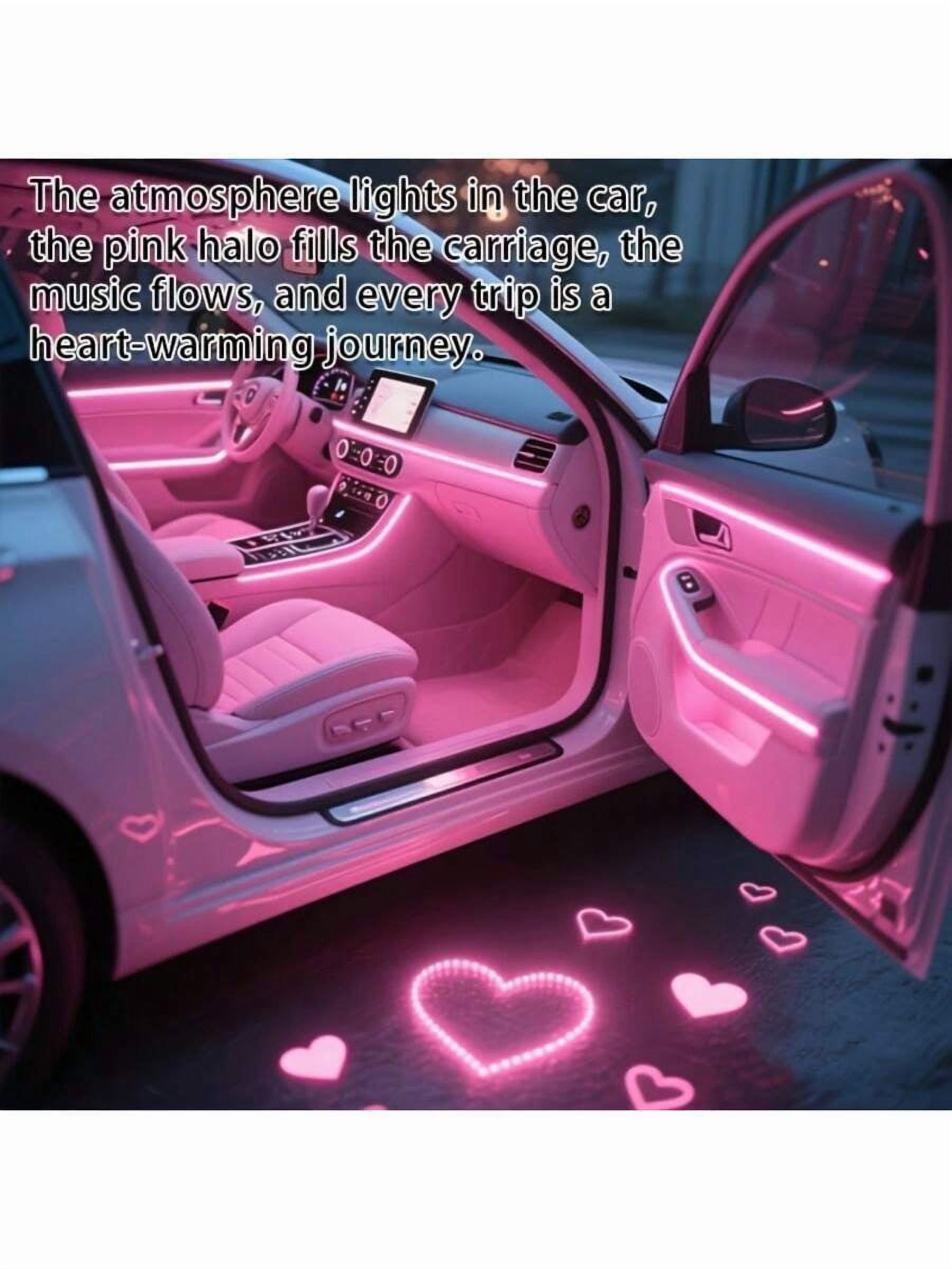 Upgraded 118.11 Inch RGB LED Car Interior Light Strip - 16 Million ...