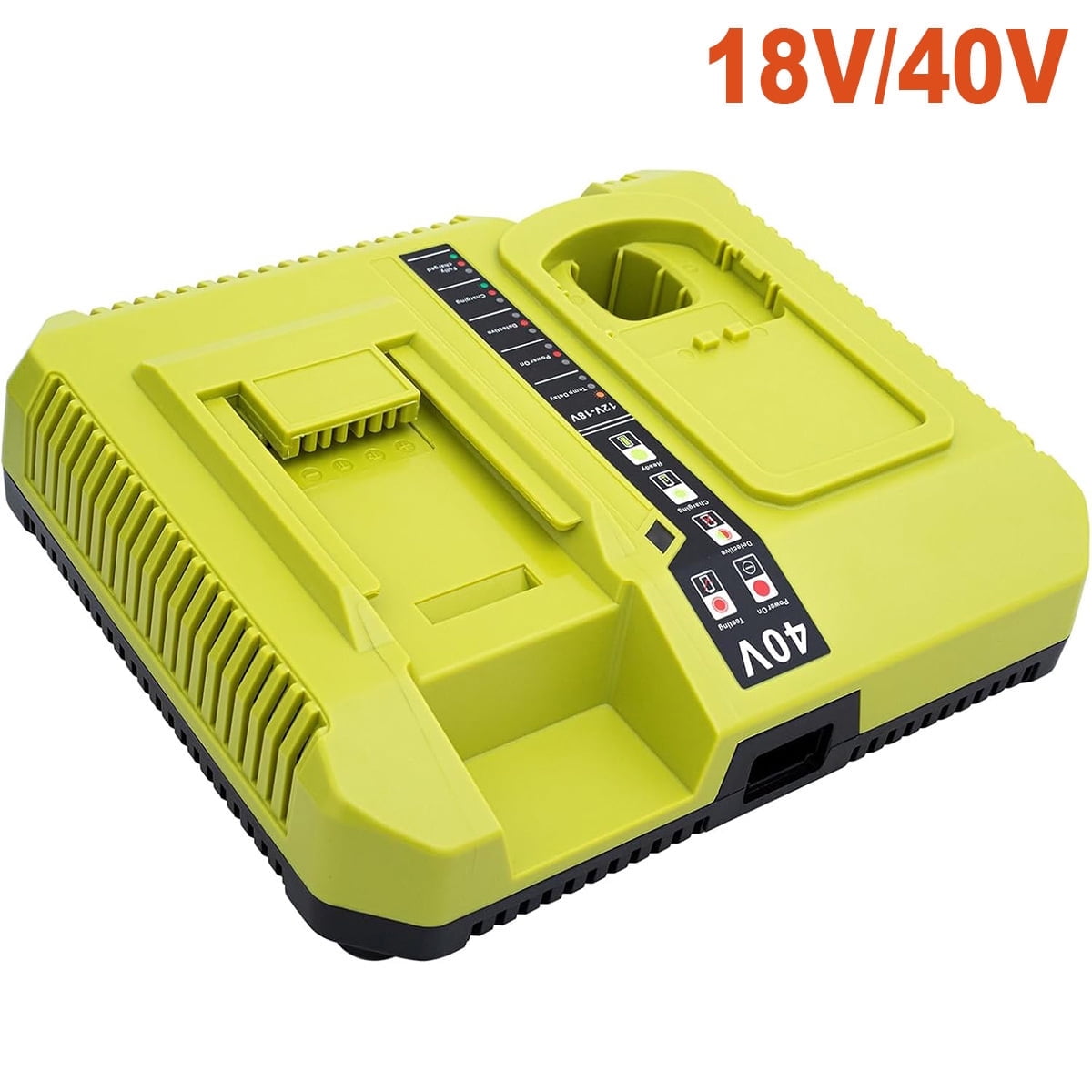Upgraded 18V/40V Battery Charger Replacement for RYOBI 18V ONE + / 40V ...