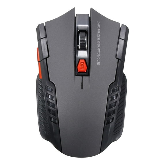 Upgraded 2.4ghz Wireless Game Mouse- 6-Button Usb Receiver Pro For Pc ...