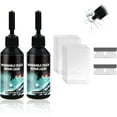 Upgraded 2 Bottles Glass Crack Repair Kit,5MinQuick-Glass Repair Liquid ...