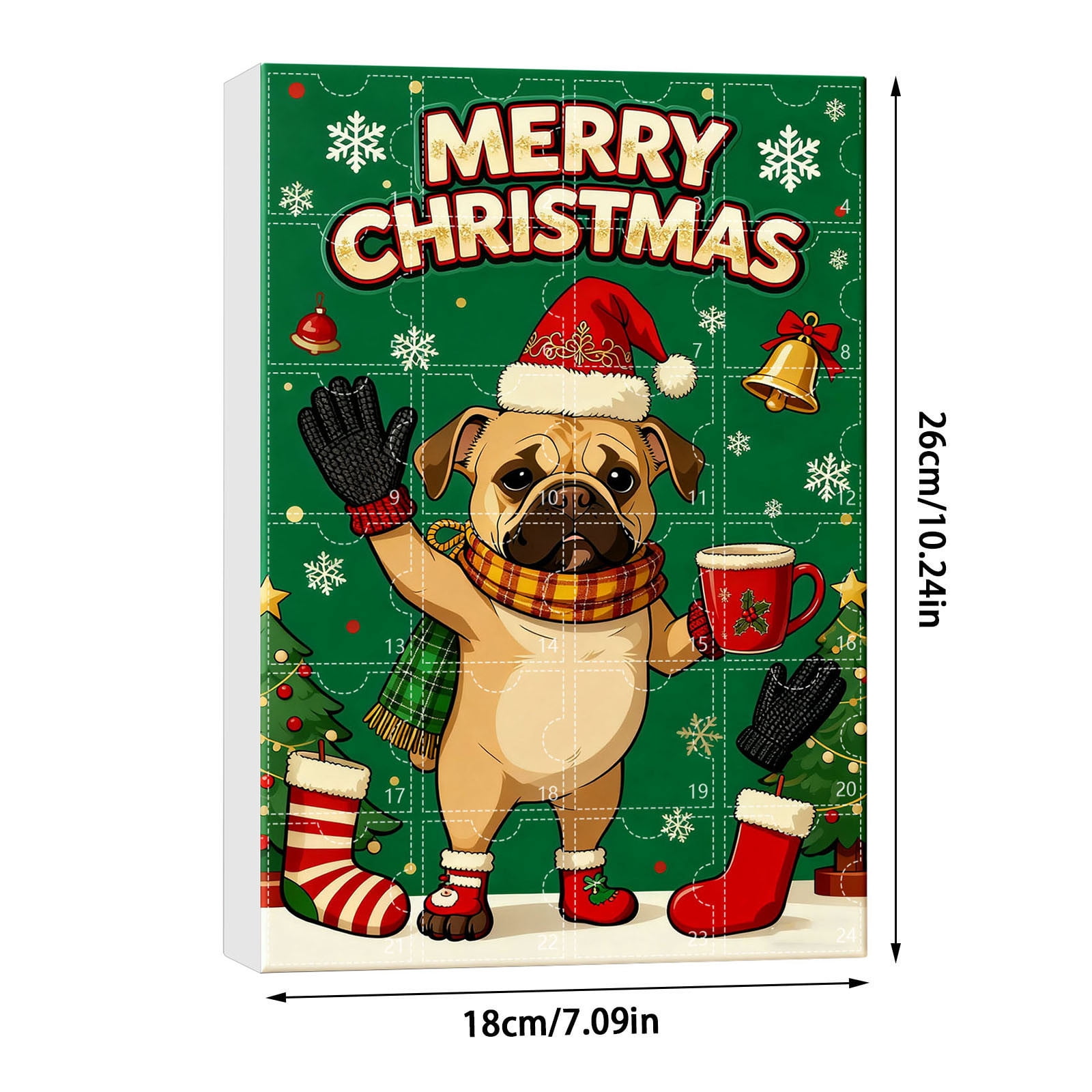 Upgraded 2025 Christmas Countdown Calendar Featuring 24 Surprise Gifts ...