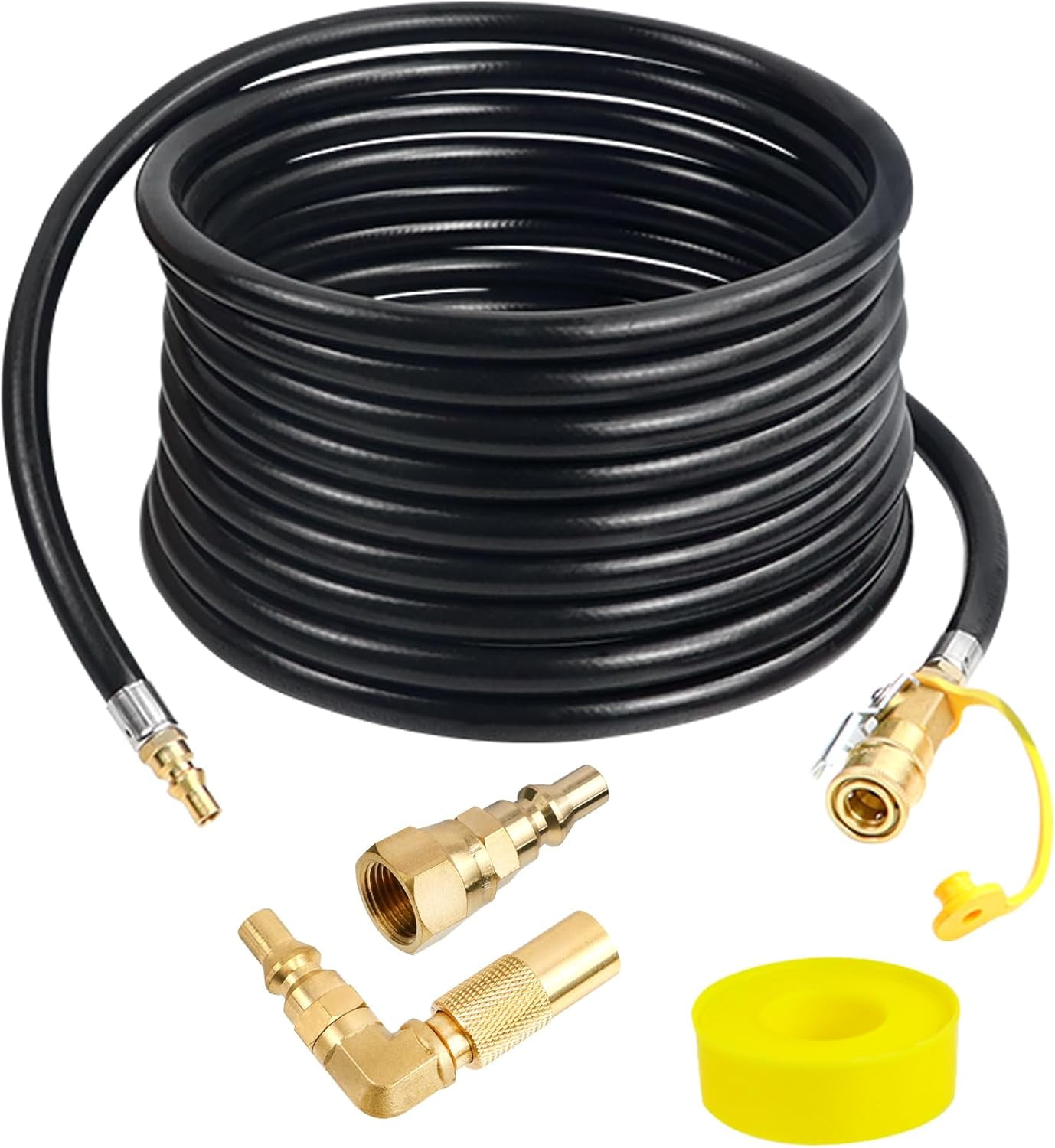 Upgraded 24FT RV Quick Connect Propane Hose for RV to Grill, Low ...