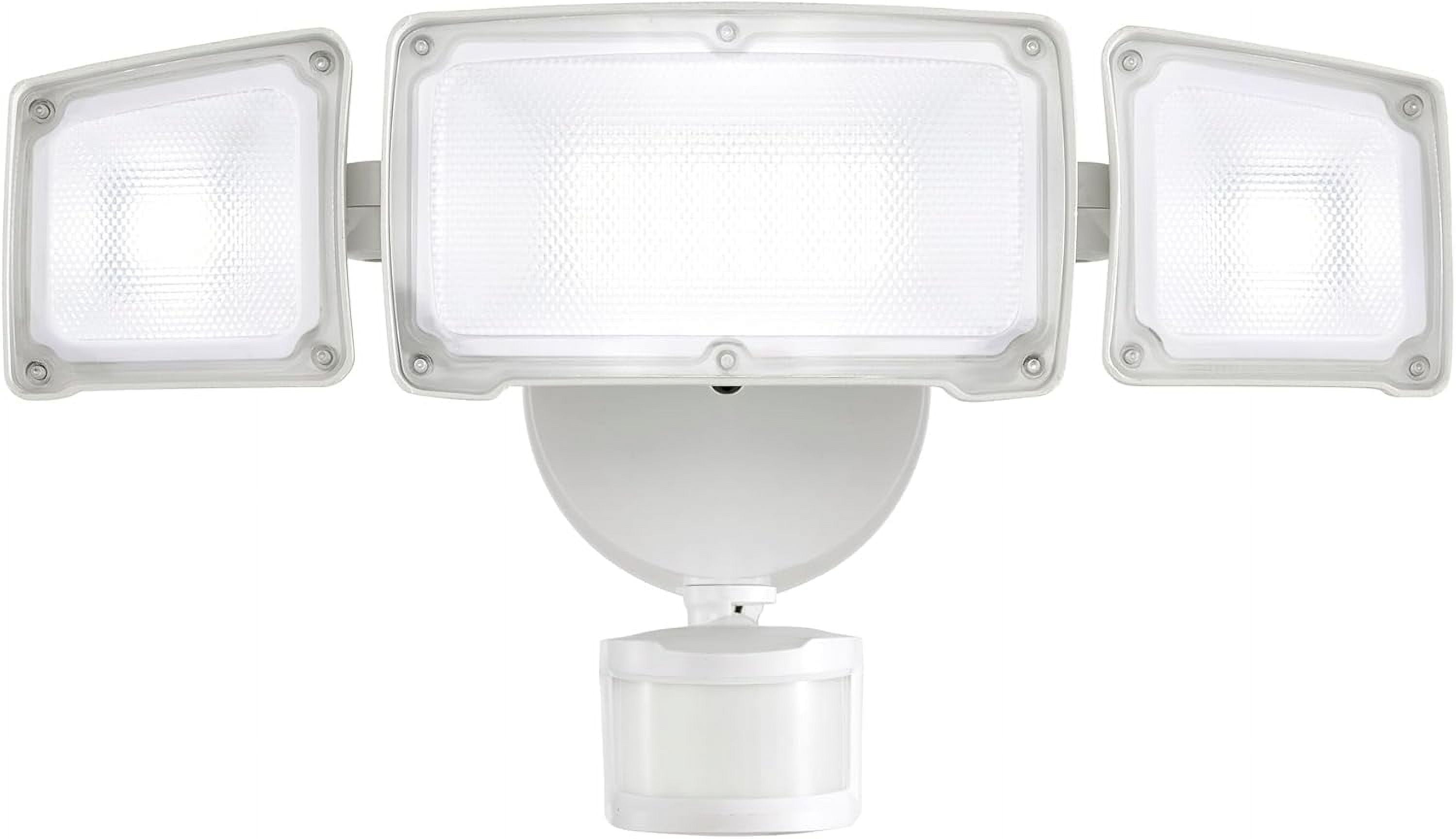 Upgraded 3 Head LED Security Lights with Motion Sensor, 40W, 3800LM ...