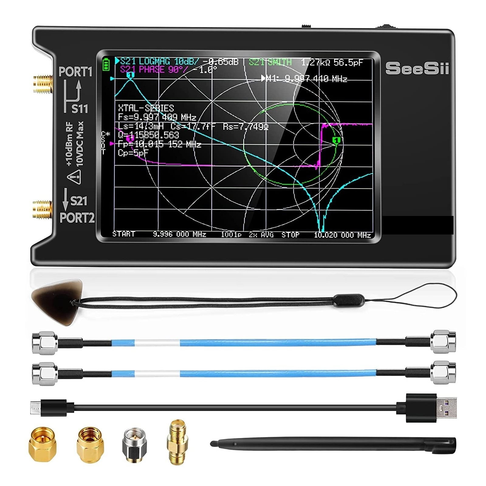Upgraded 4 Inch VNA 50kHz-6.3GHz Vector Network Analyzer Antenna ...