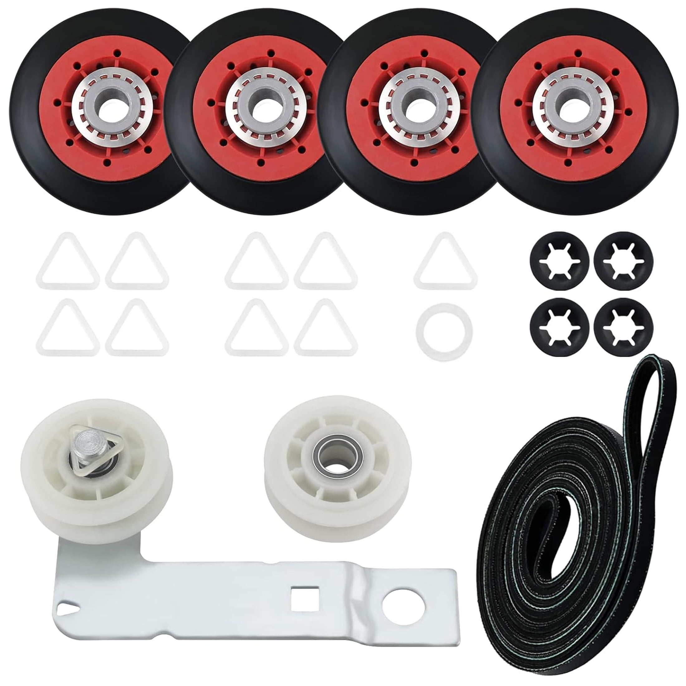 Upgraded 4392067 Dryer Repair Kit and W10837240 Dryer Idler Pulley for ...