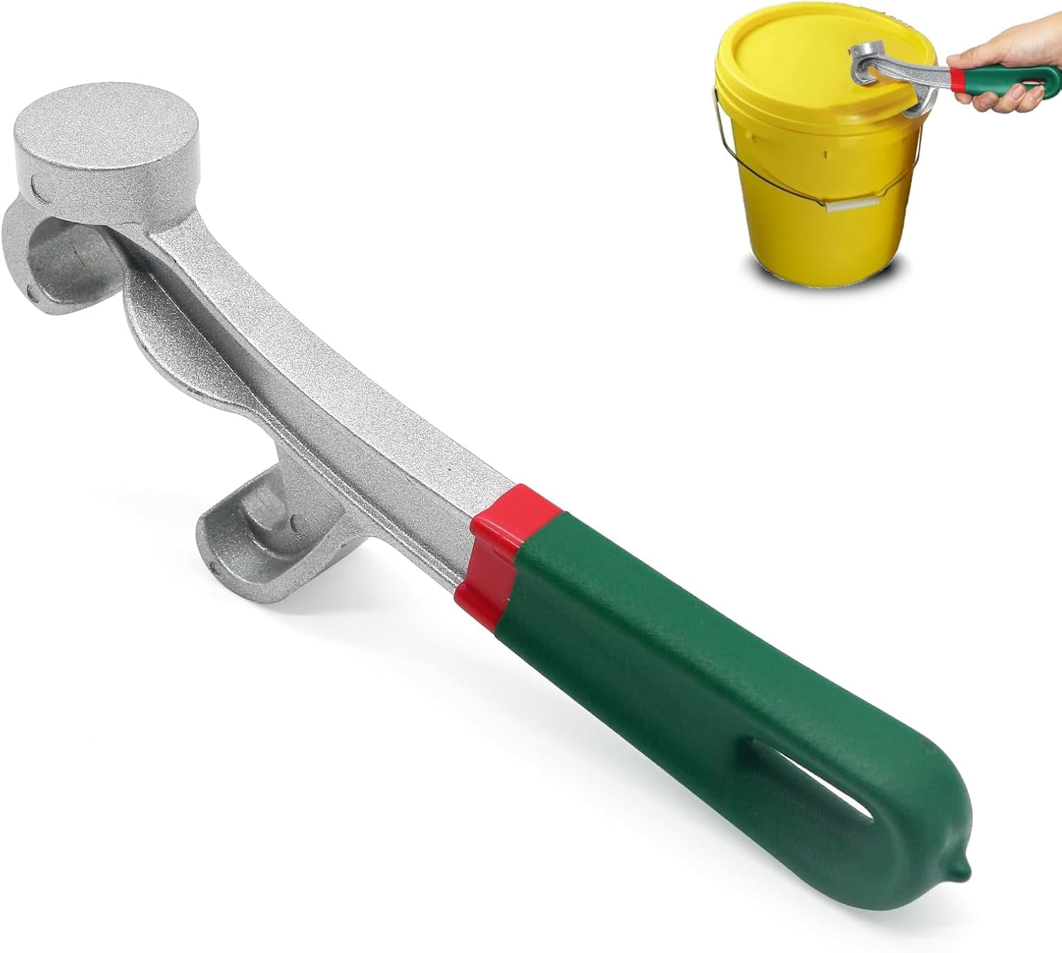Upgraded 5 Gallon Bucket Opener Tool - Heavy Duty Aluminum Lid Wrench ...
