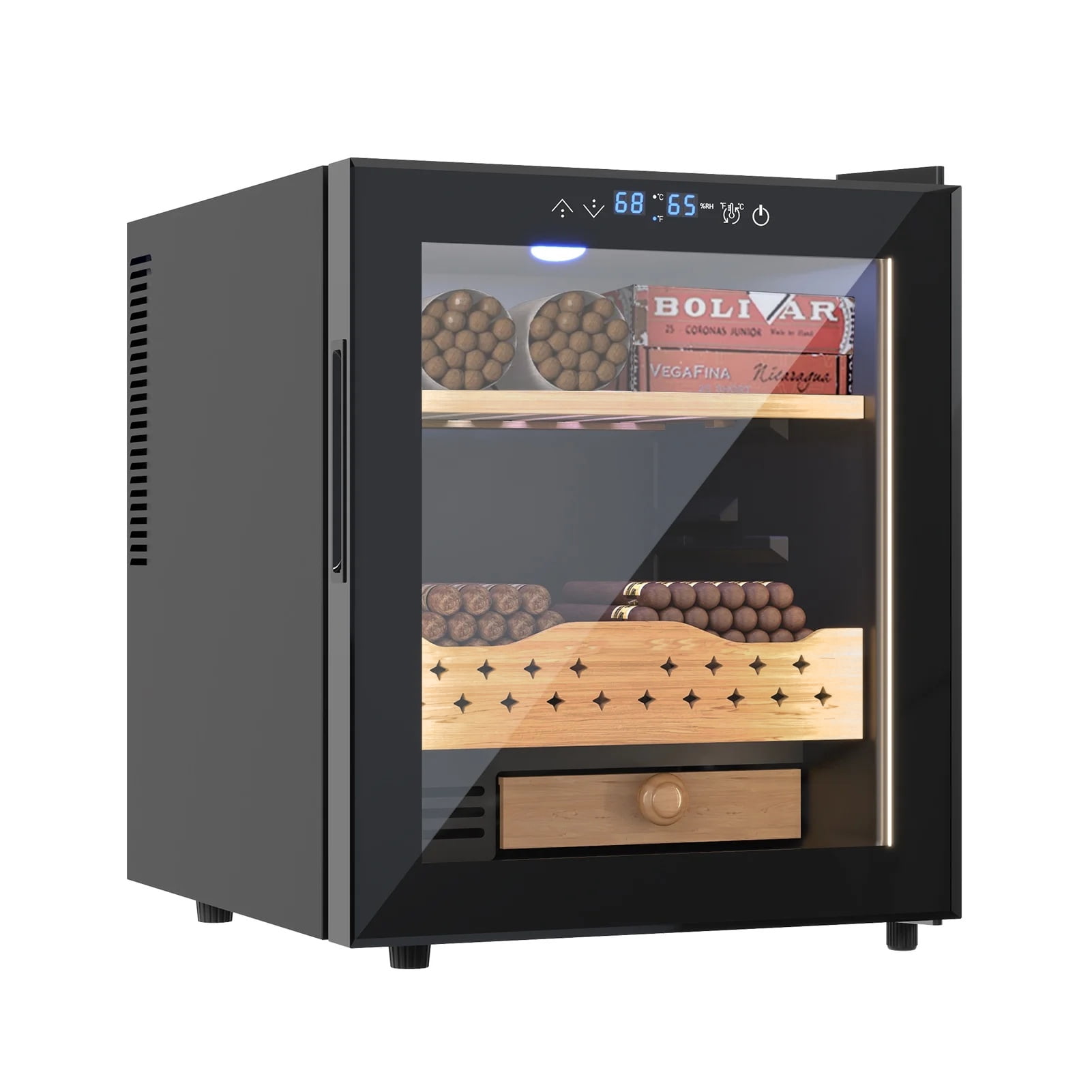Upgraded 50L Cigar Humidors with 3-IN-1 Cooling, Heating & Humidity ...