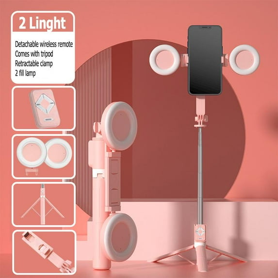 Upgraded 67-Inch Telescopic Multi-Function Mobile Phone Selfie Stick ...