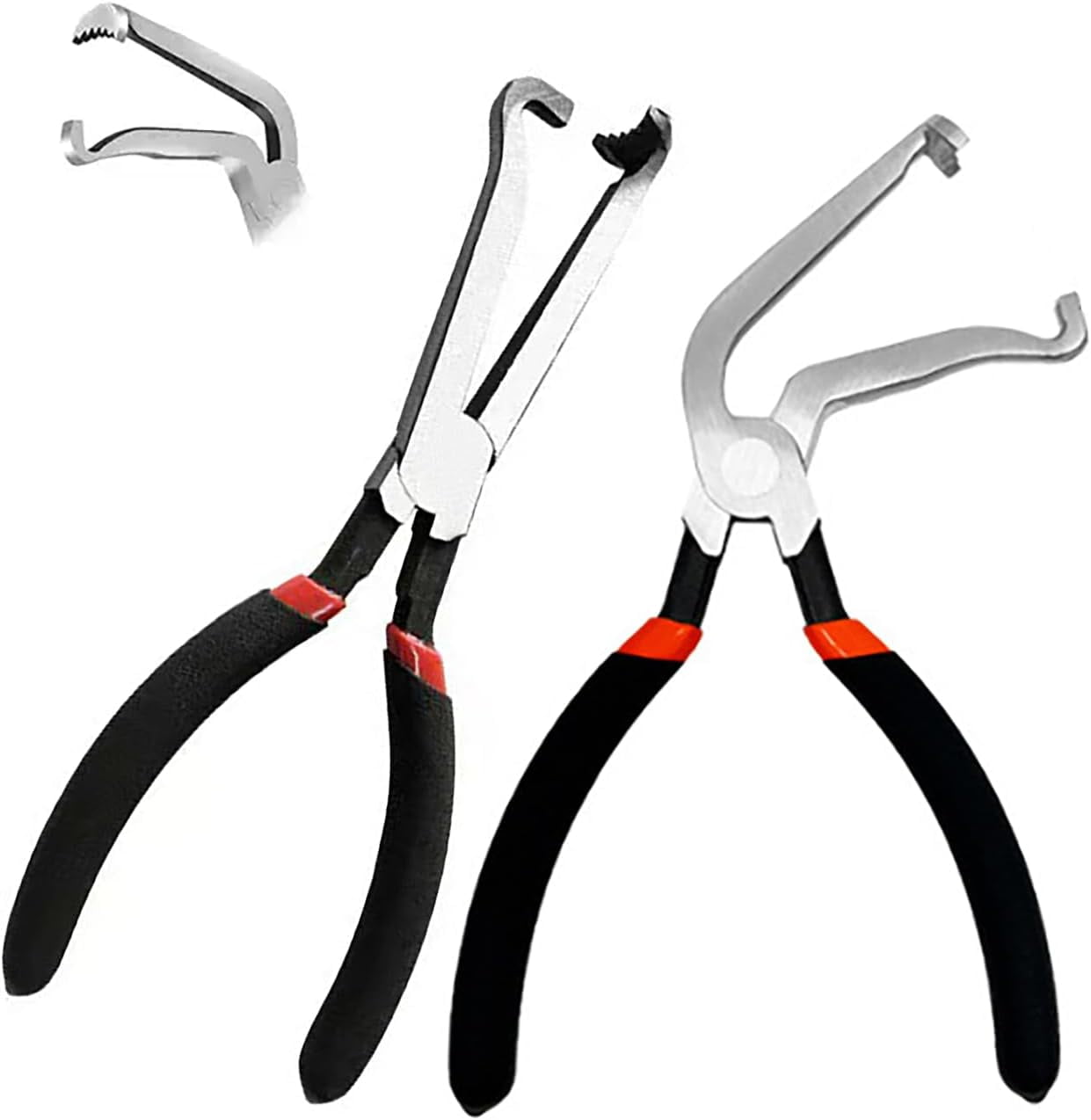 Upgraded 8" Automotive Disconnect Pliers - Push-Tab Connector Tool ...