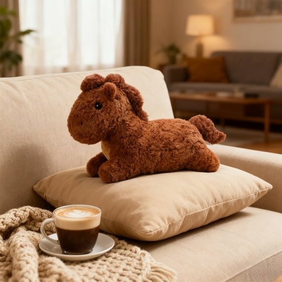 Upgraded 9.84inches / 25cm Cartoons Cute Little Horses Doll Decoration ...