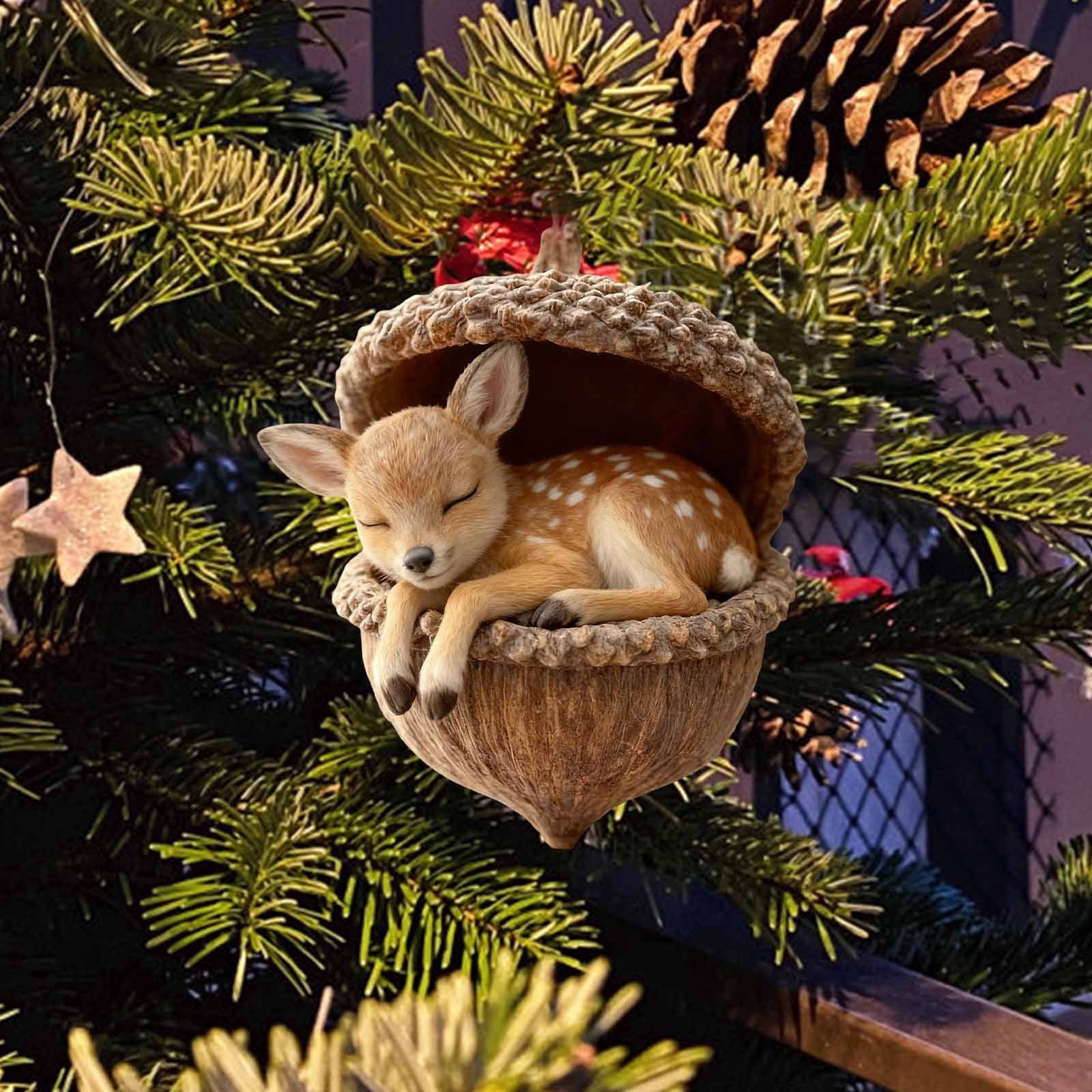 Upgraded Acrylic 2D Christmas Tree Ornaments - Festive For Holiday ...