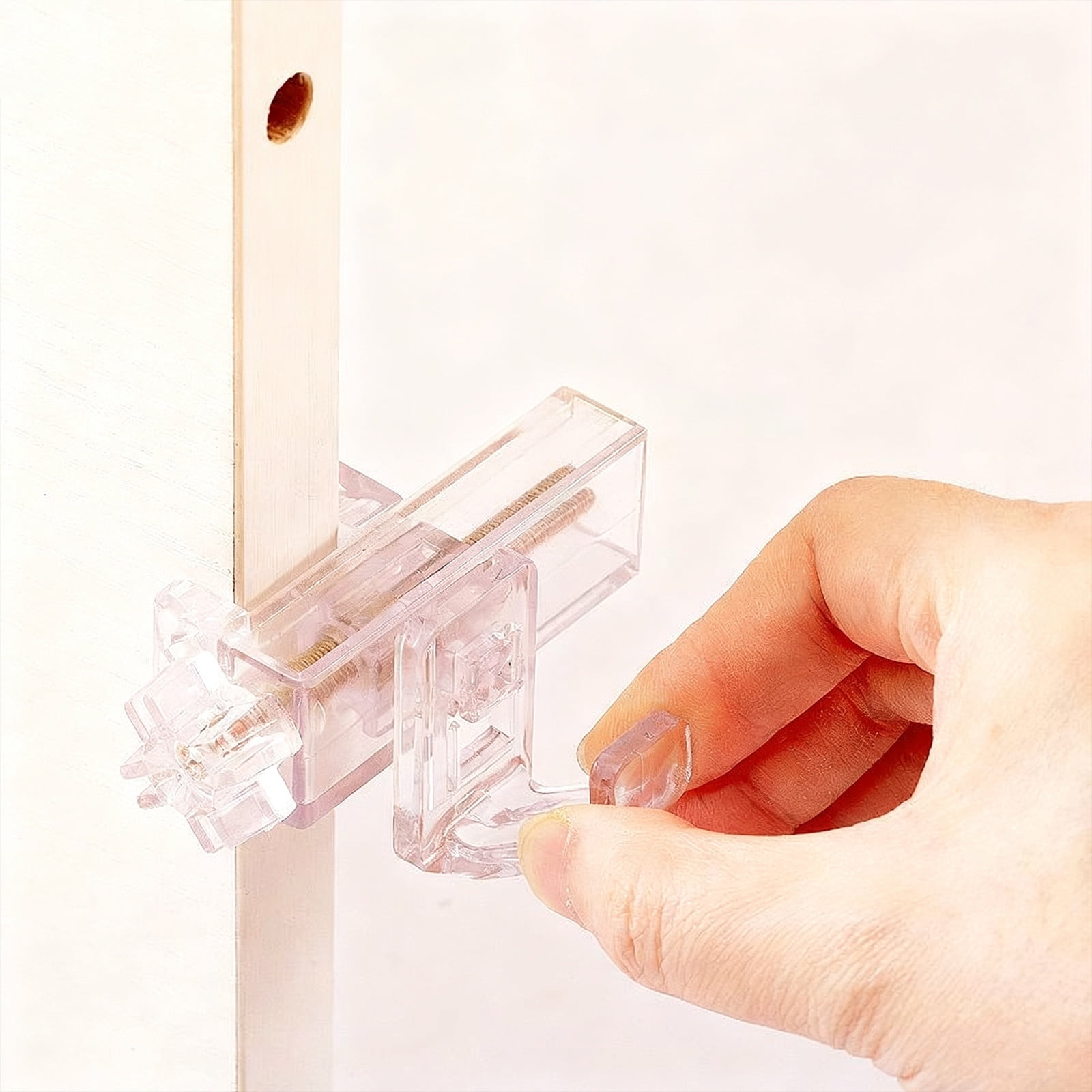 Upgraded Acrylic Detachable Hook Partition Board Special Screw Lock ...