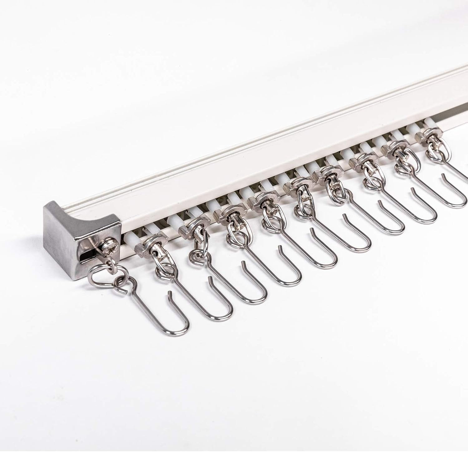 Upgraded Aluminum Curtain Track Ceiling or Wall mount Curtain Rail ...