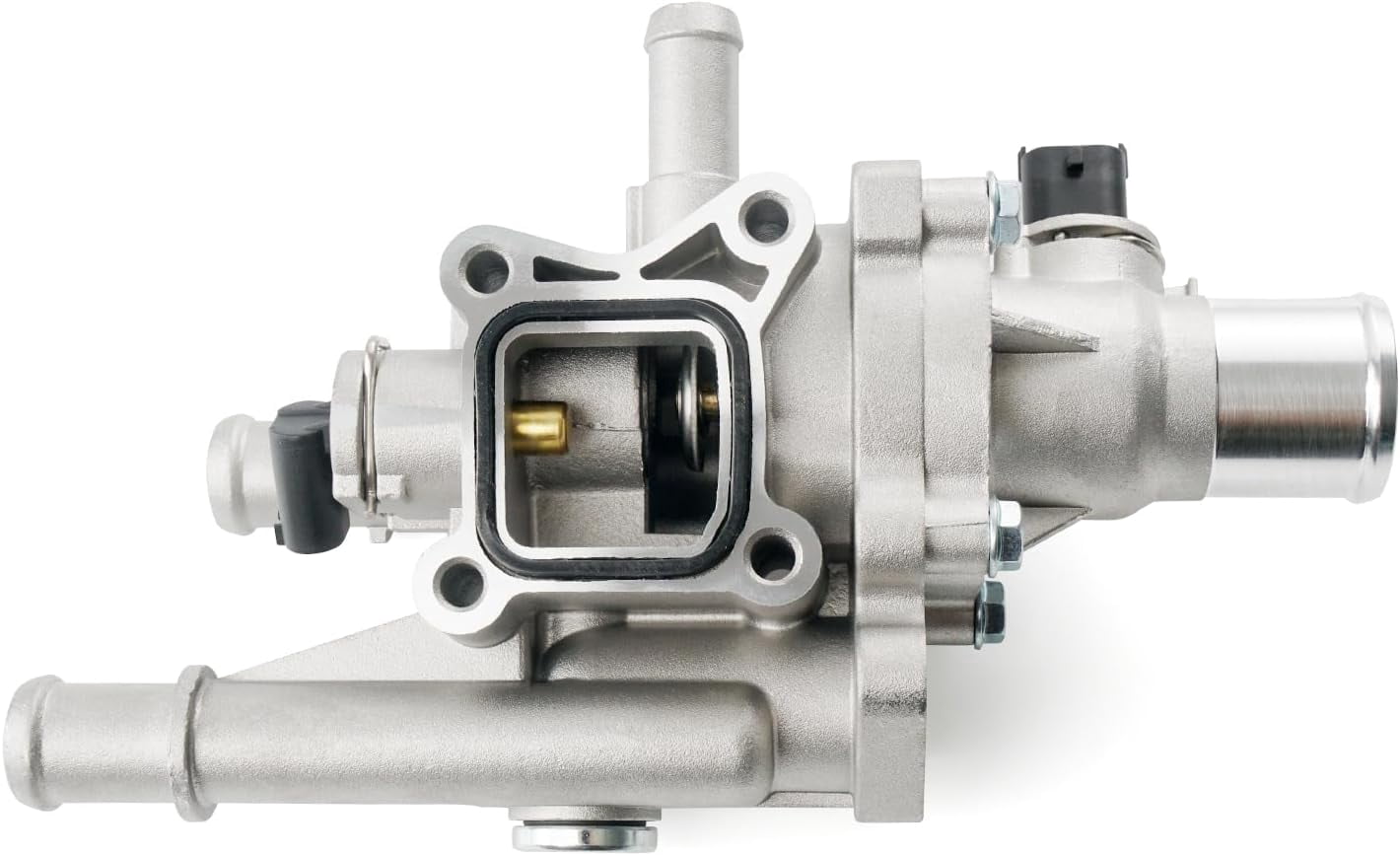 Upgraded Aluminum Engine Coolant Thermostat Housing with Sensor O-Ring ...
