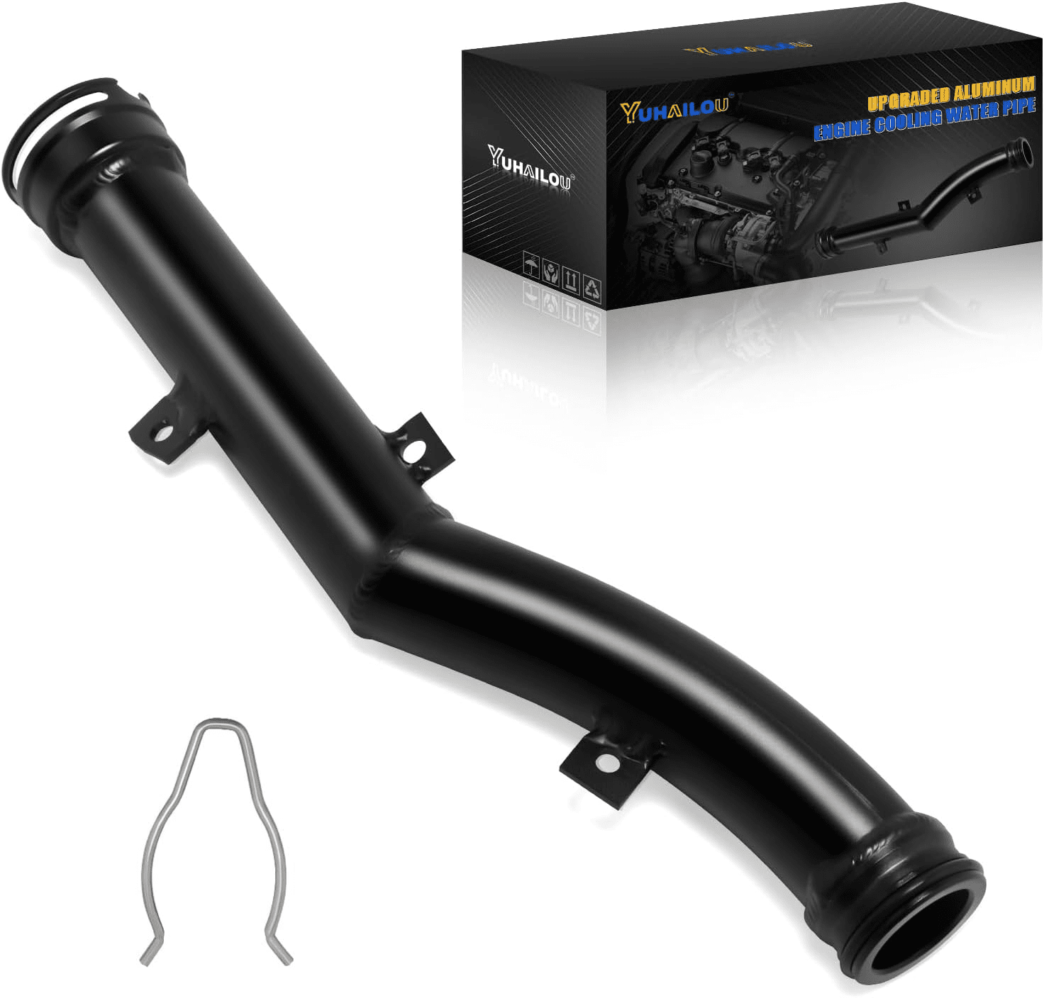 Upgraded Aluminum Engine Cooling Water Pipe Compatible with Mini Cooper ...