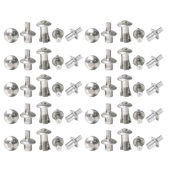 Upgraded Aluminum Rivets Easy to Use Expansion Rivets for General ...