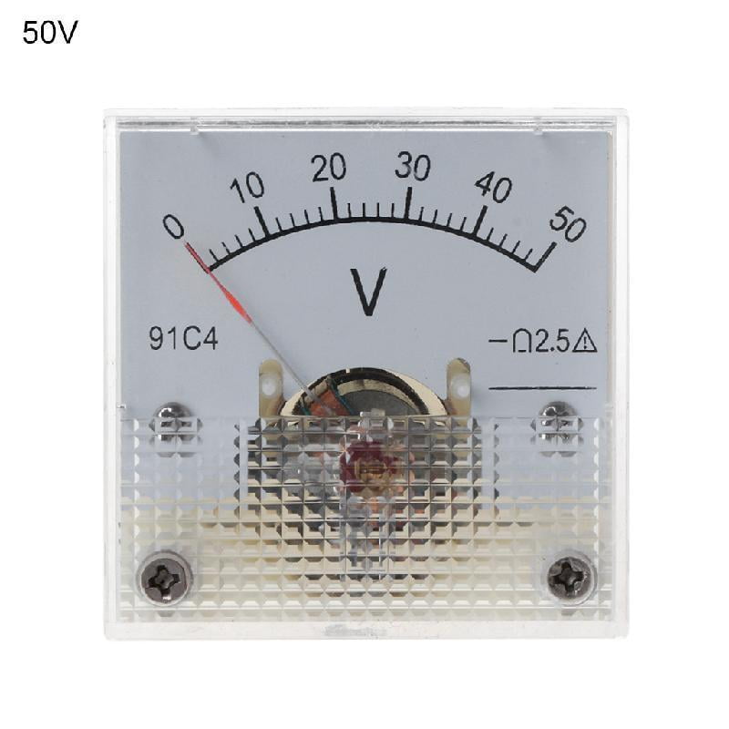 Upgraded Analog Voltmeter Panel Pointer Volt Voltage Meter Gauge 10 ...