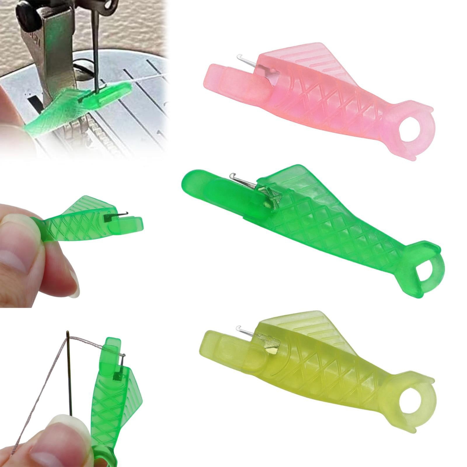 Upgraded Automatic Fish Mouth Sewing Needle Threader, Quick Self Threading Tool for Sewing ...